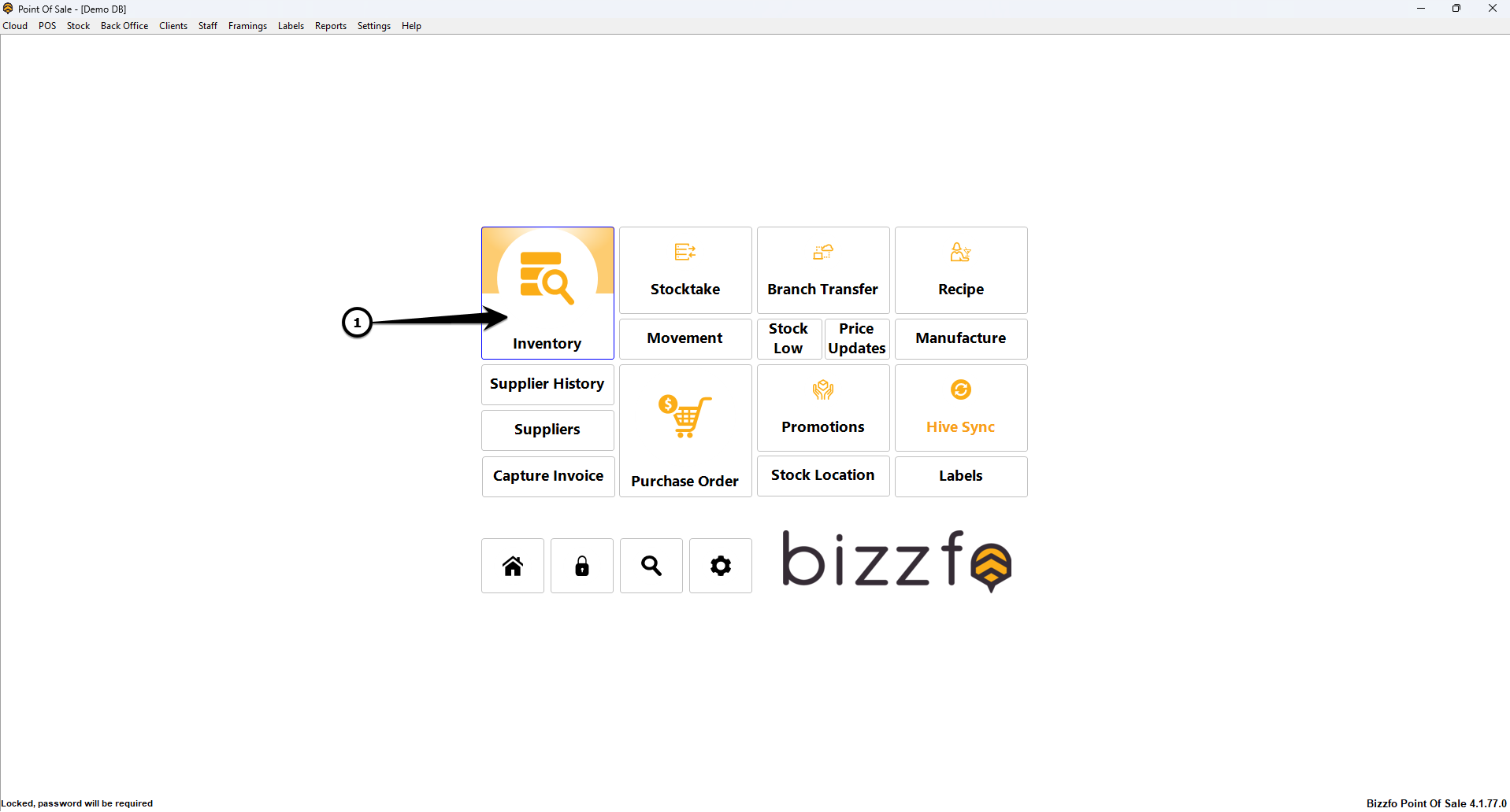How to toggle the VAT Status on or off on an item - Bizzfo
