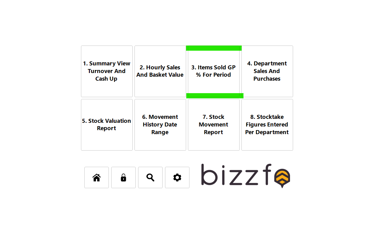 How to view your item sold report - Bizzfo