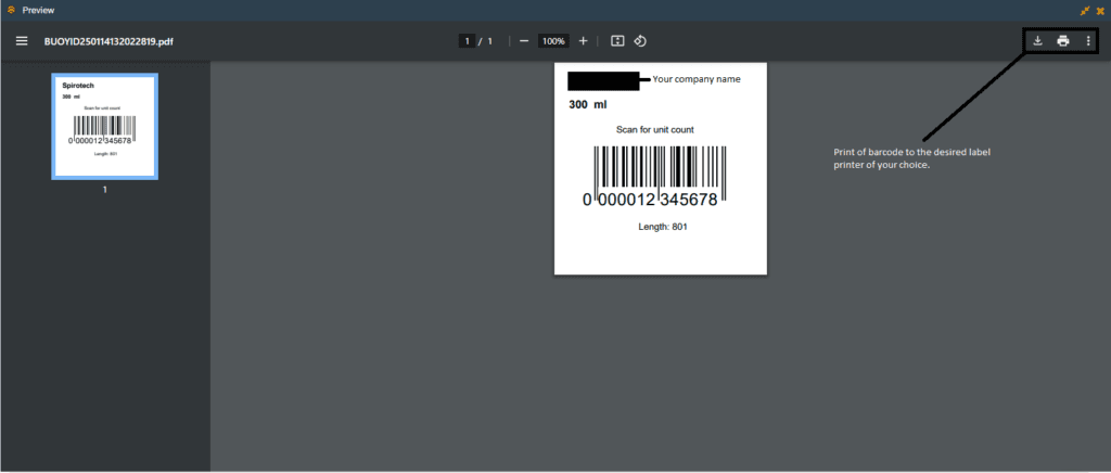 How to print labels from The Hive: - Bizzfo