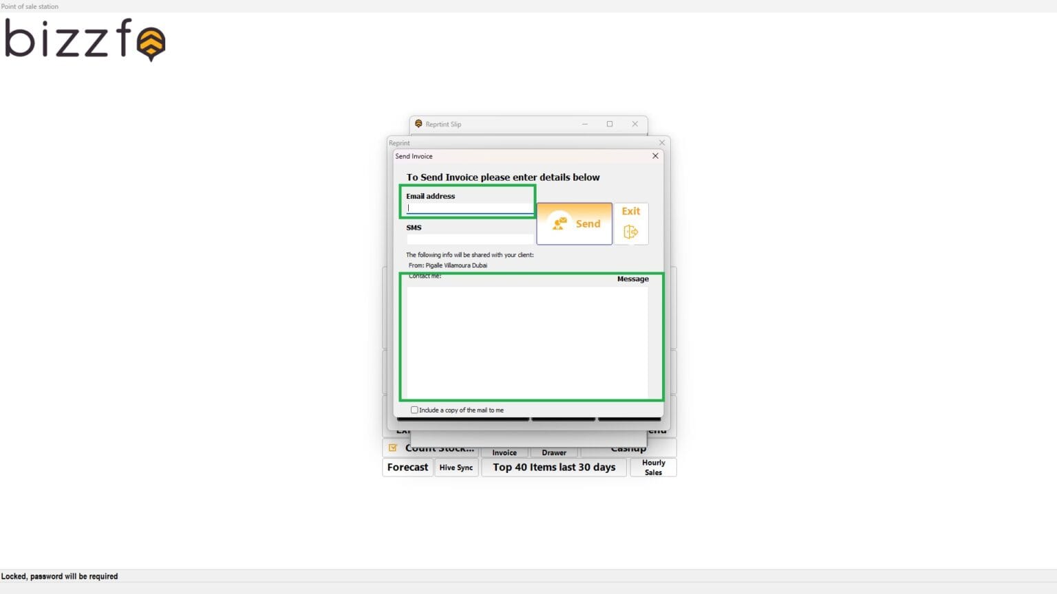 How to Reprint a Slip/Invoice - Bizzfo